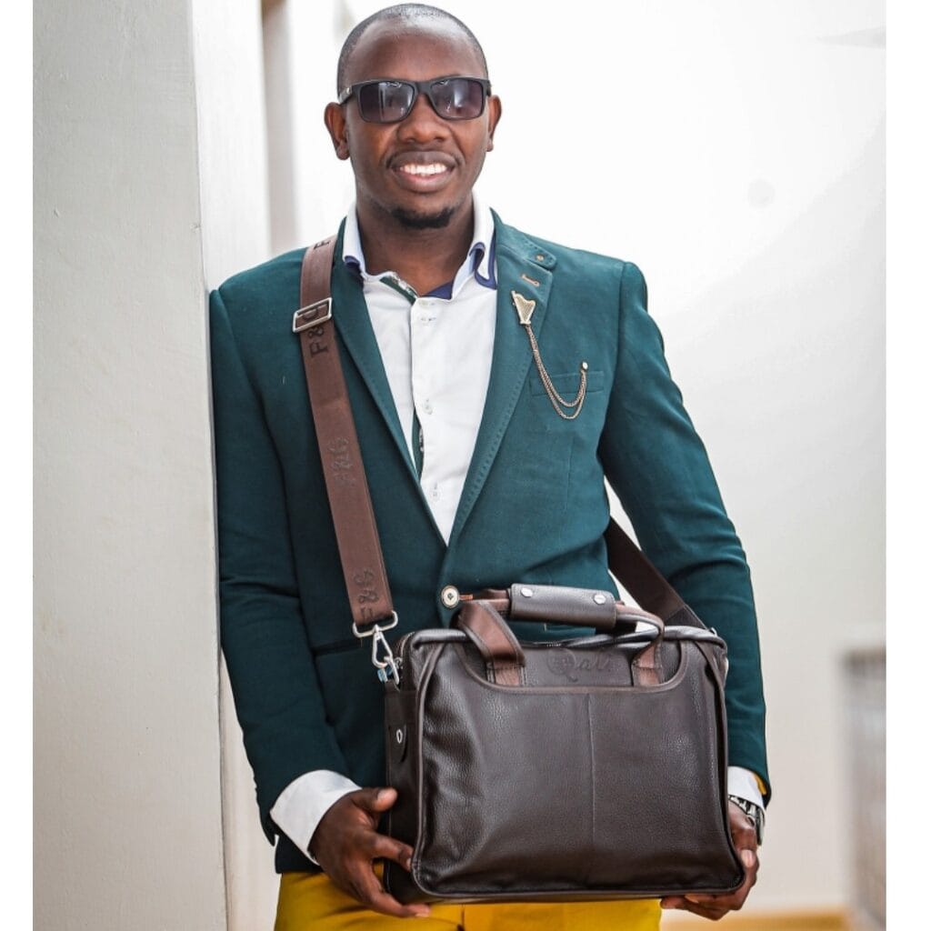 Mamba Leather Laptop Bag - Qali Bags